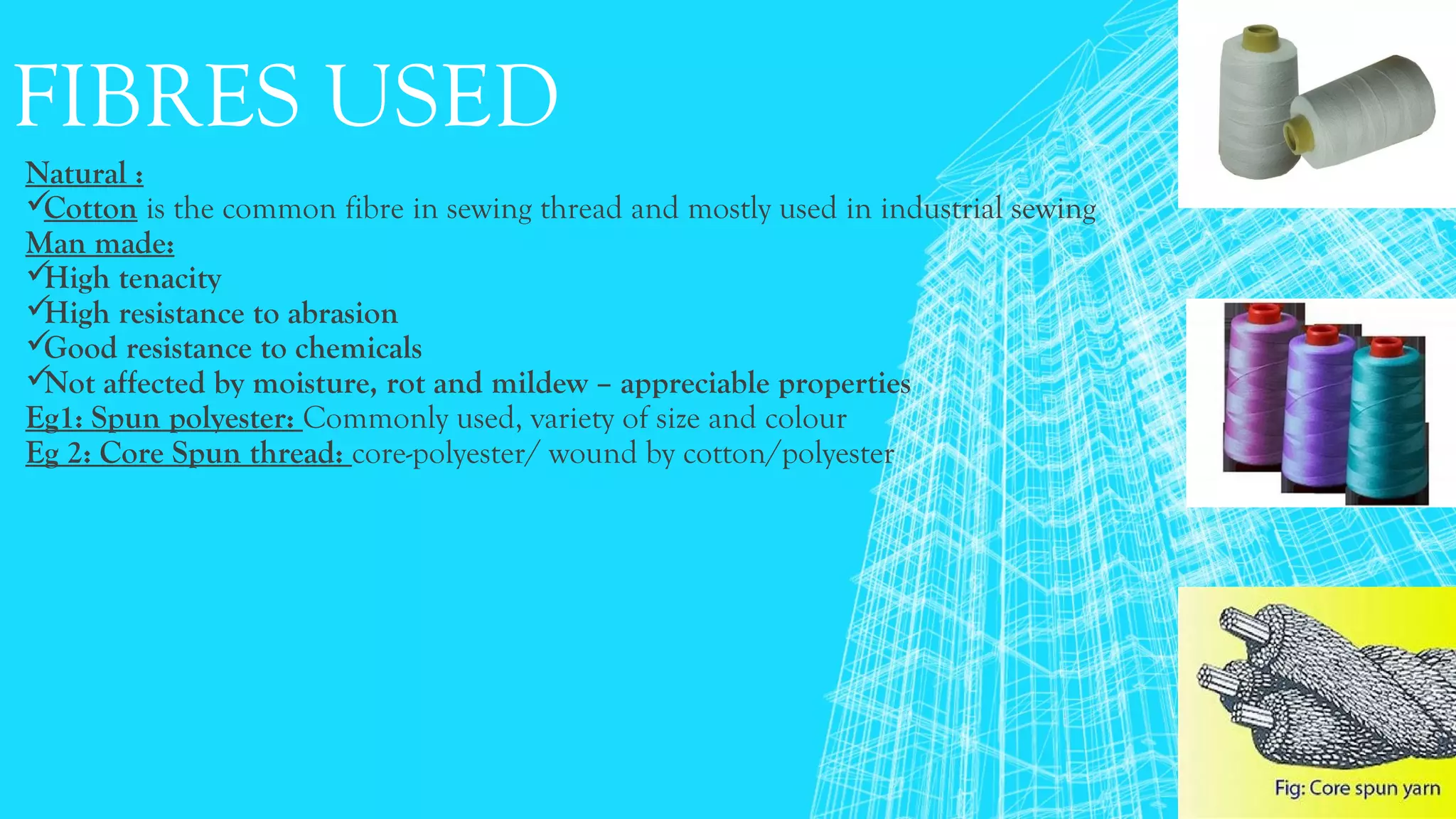 Spinning,yarn defects,sewing thread dr.ash