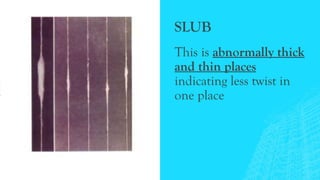 Spinning,yarn defects,sewing thread dr.ash