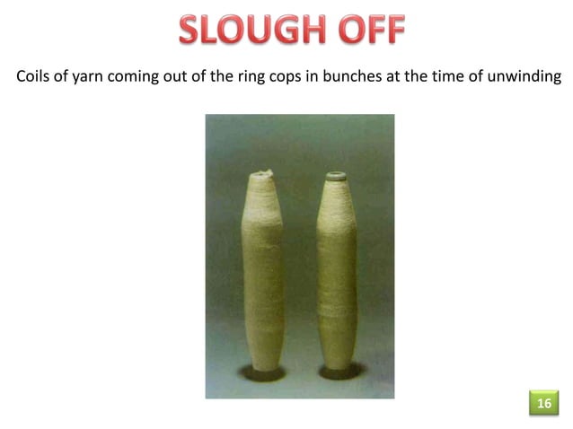 SPINNING & YARN FAULT | PPTX