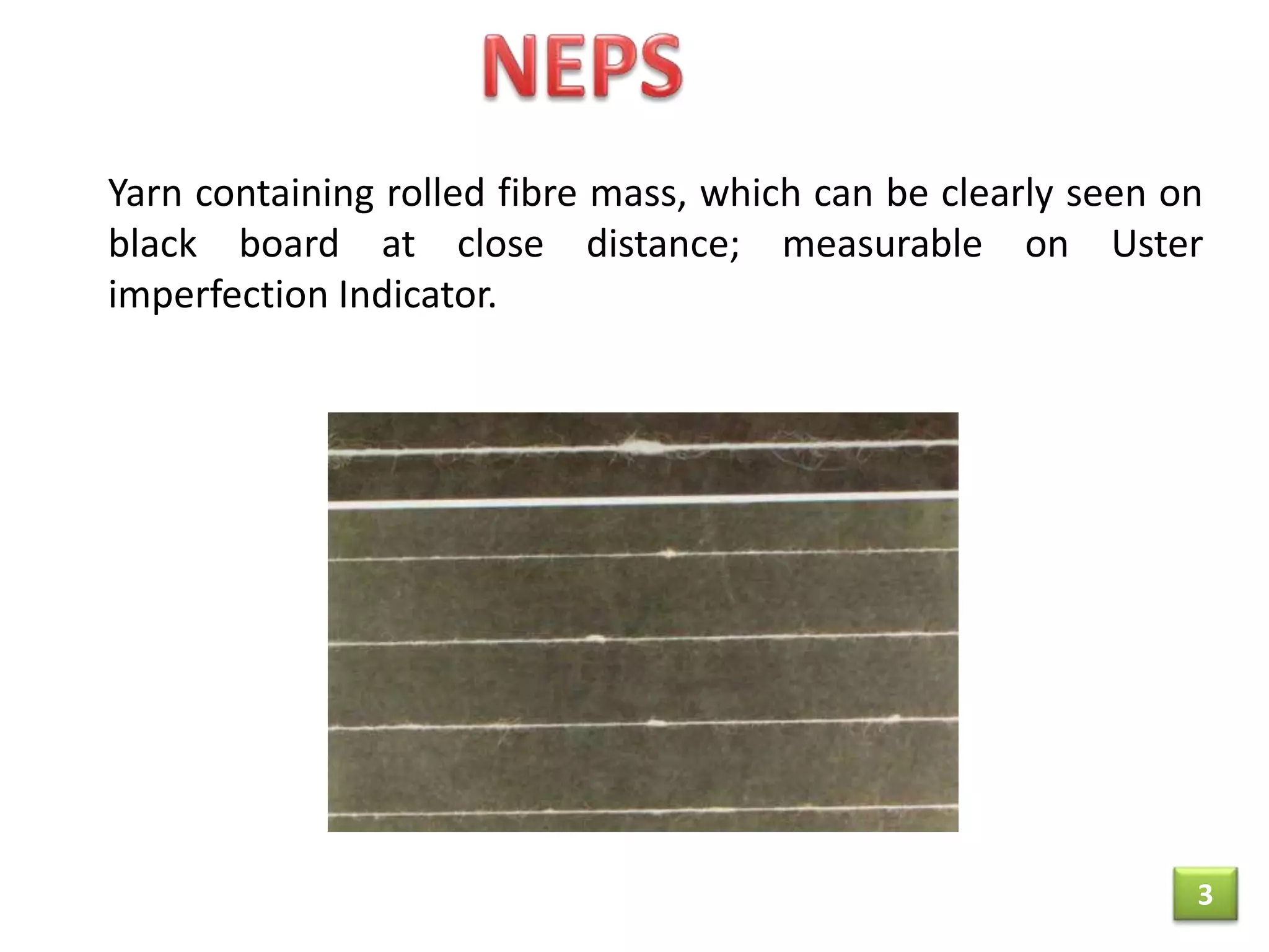 Spinning yarn faults | PPTX