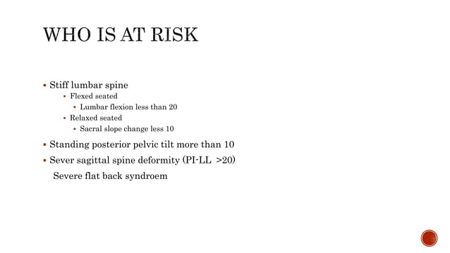 Spino-pelvic relation to total hip replacment.pptx