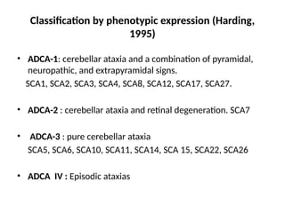 Spinocerebellar ataxia.ppttttttttttttttt | PPTX