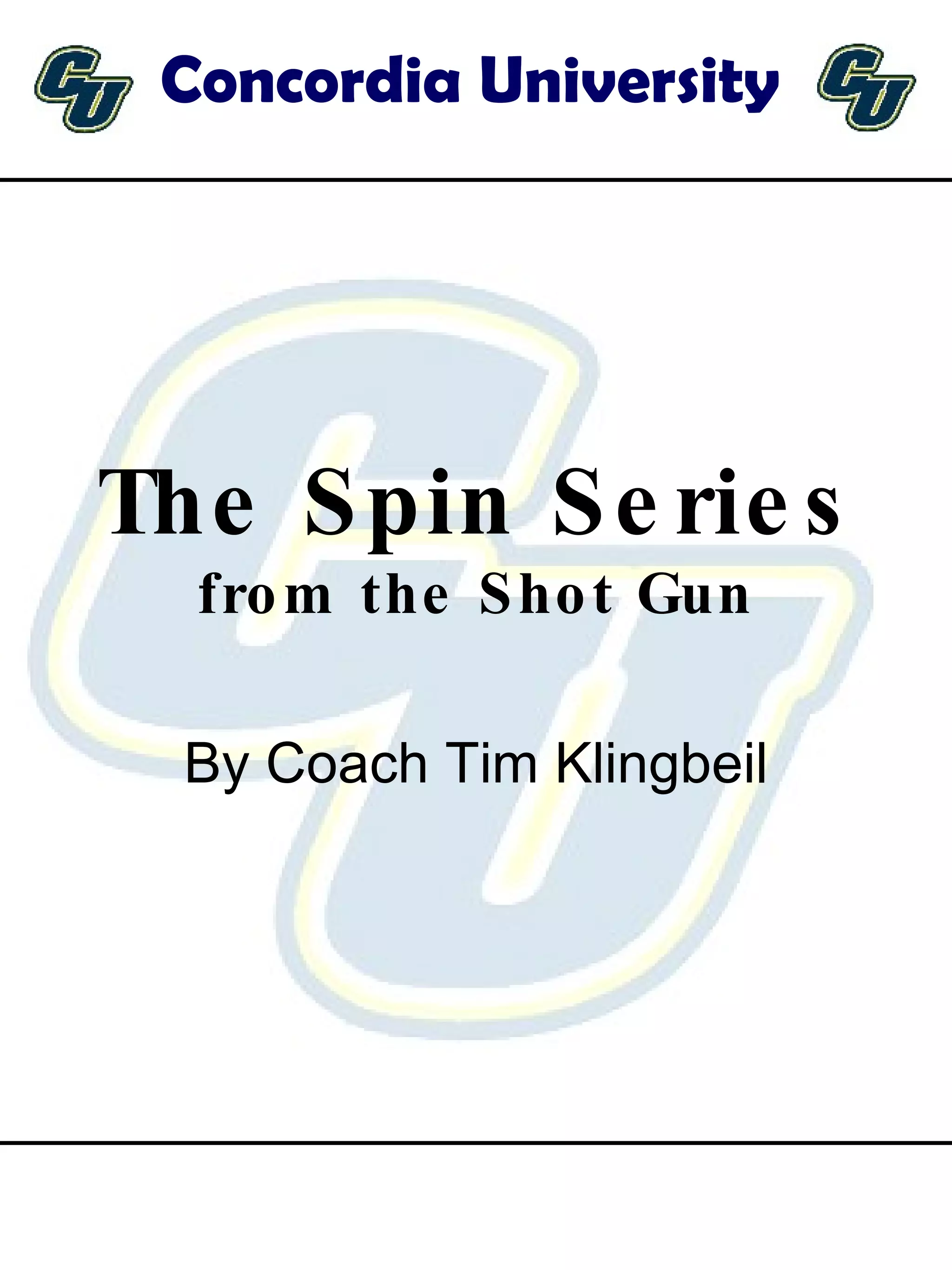 Spin Offense Playbook | PPT