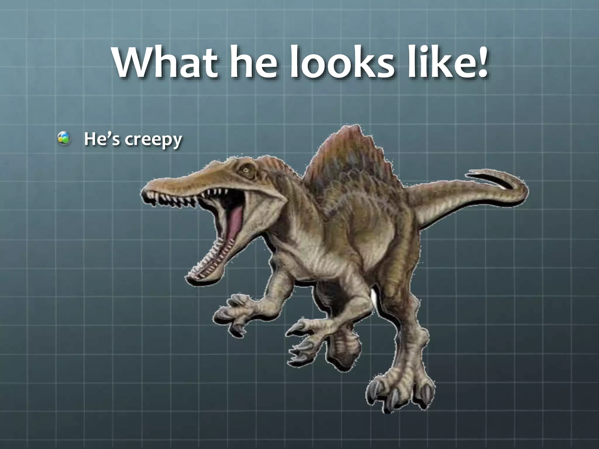 All About Spinosaurus | PPTX