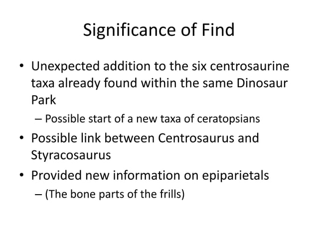 Spinops sternbergorum | PPTX | Geology | Science