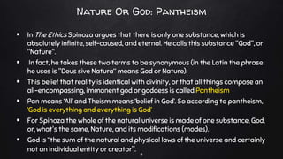 Spinoza's Pantheism in On the Beach at Night Alone | PPTX
