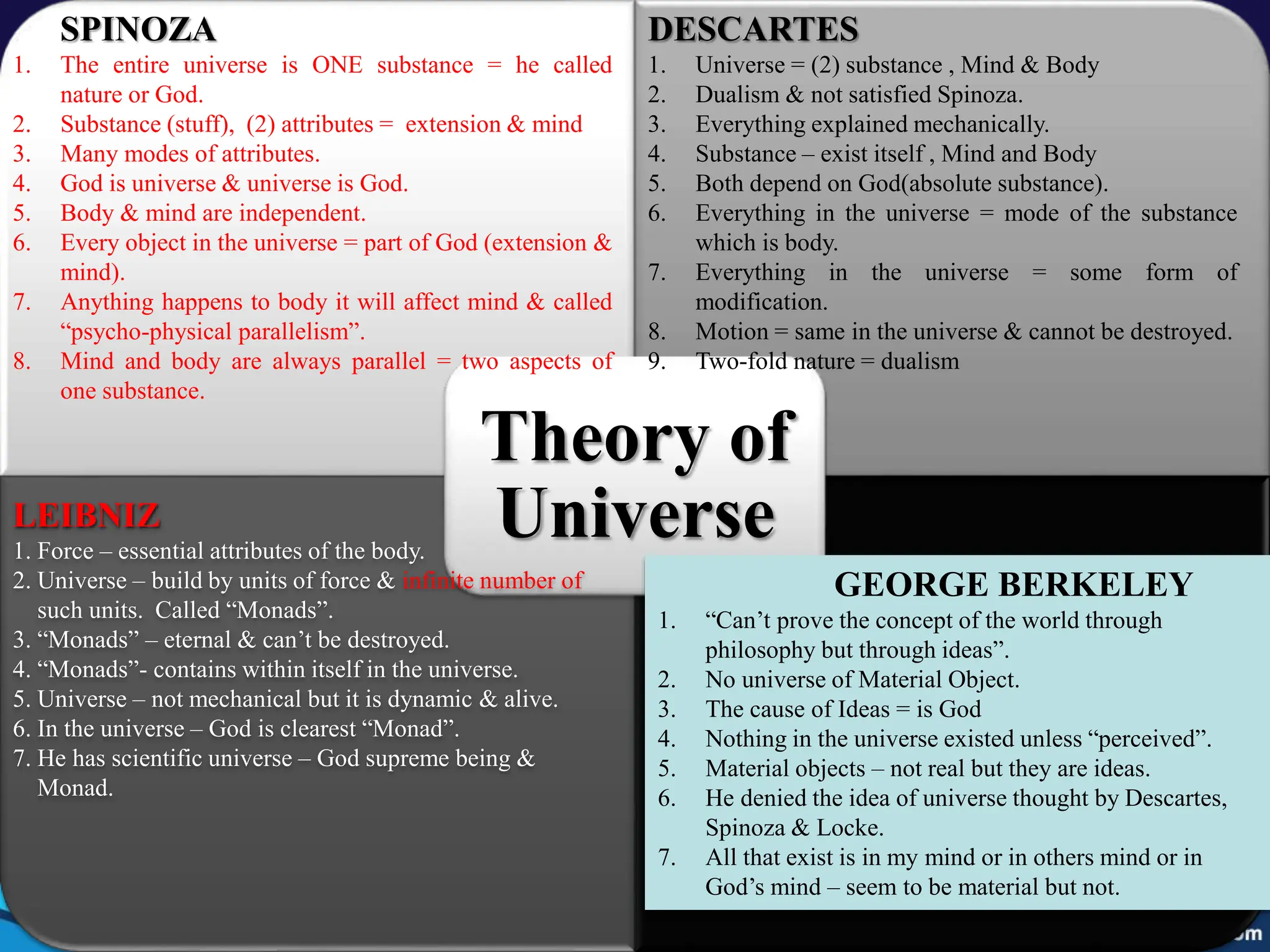 spinoza and his great principles and thoughts | PPTX