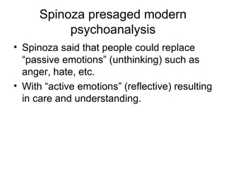 Spinoza Jump Starting the Modern World | PPT