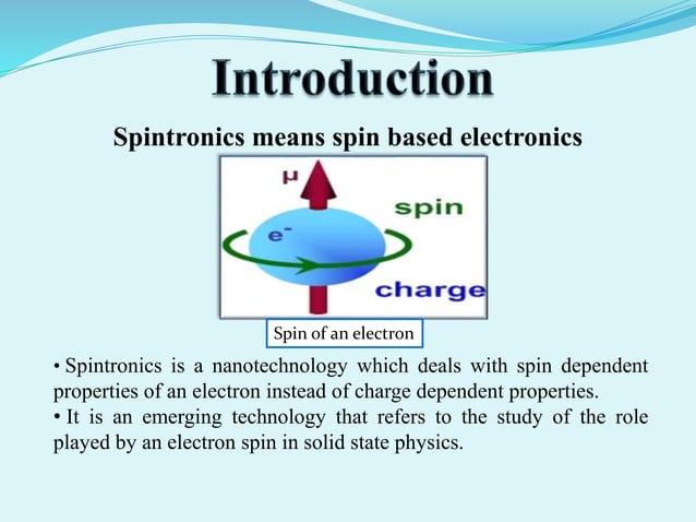 Spintronics | PPTX