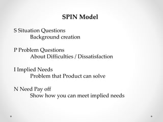 Spin selling directive Sales way | PPTX