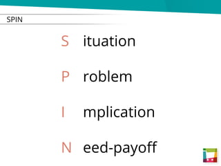 Spin selling training | PDF