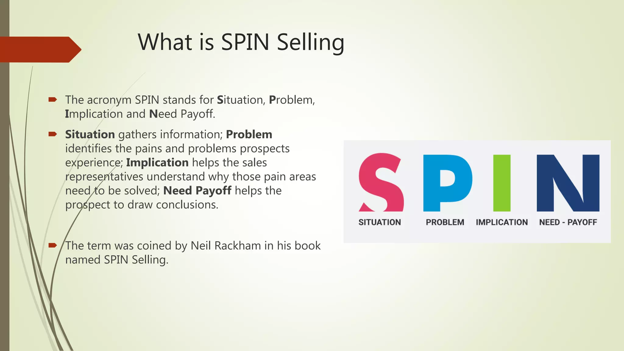 Spin Selling Overview by edge CRM | PPTX