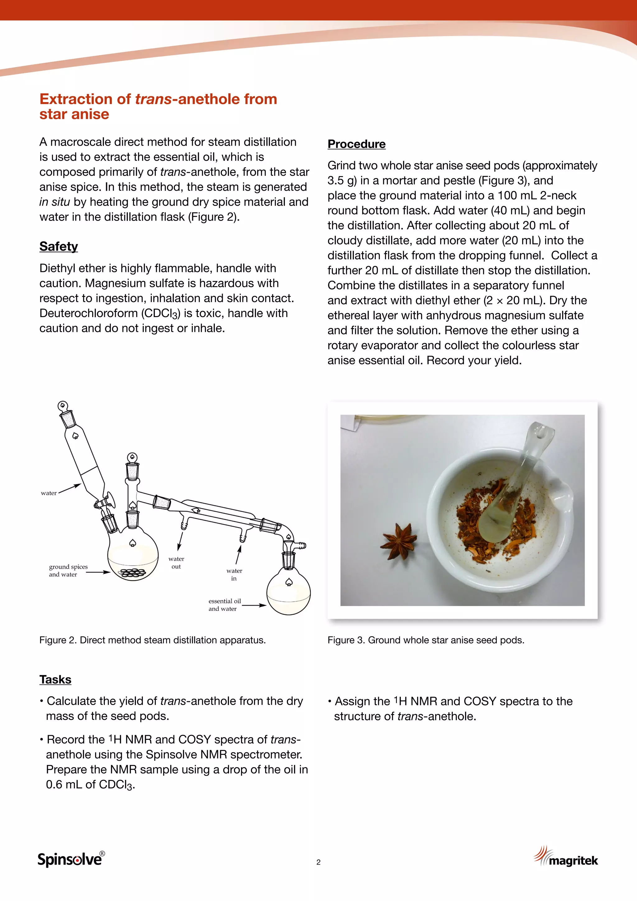 Spinsolve lab manual_essential oils | PDF
