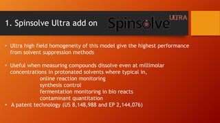 Spinsolve magritek NMR | PPTX