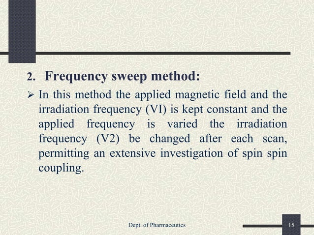 SPIN SPIN coupling, decoupling and shift reagents | PPT