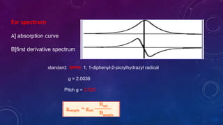 Spin spin splitting in esr | PDF