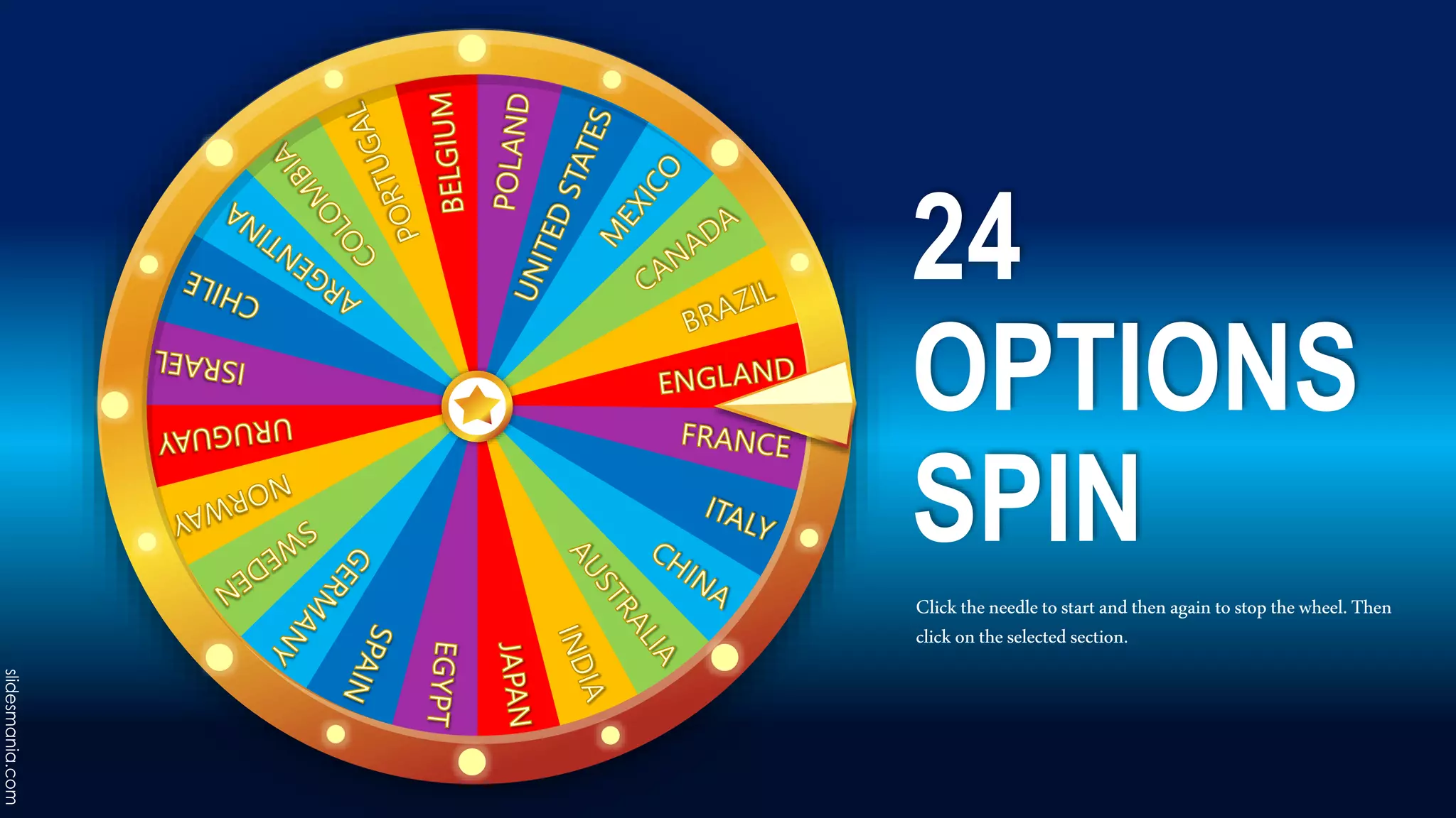 Spin the Wheel · SlidesMania.pptx