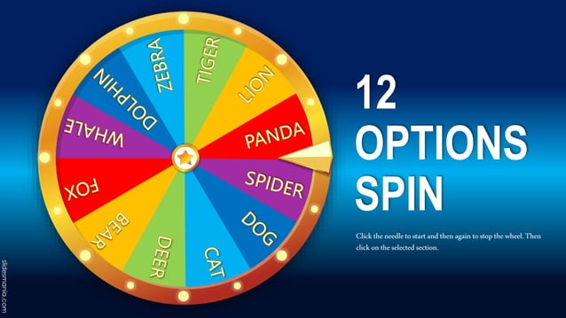 Spin the Wheel · SlidesMania.pptx