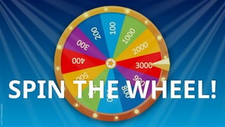 Spin the Wheel ppt template you can edit if you want it | PPTX