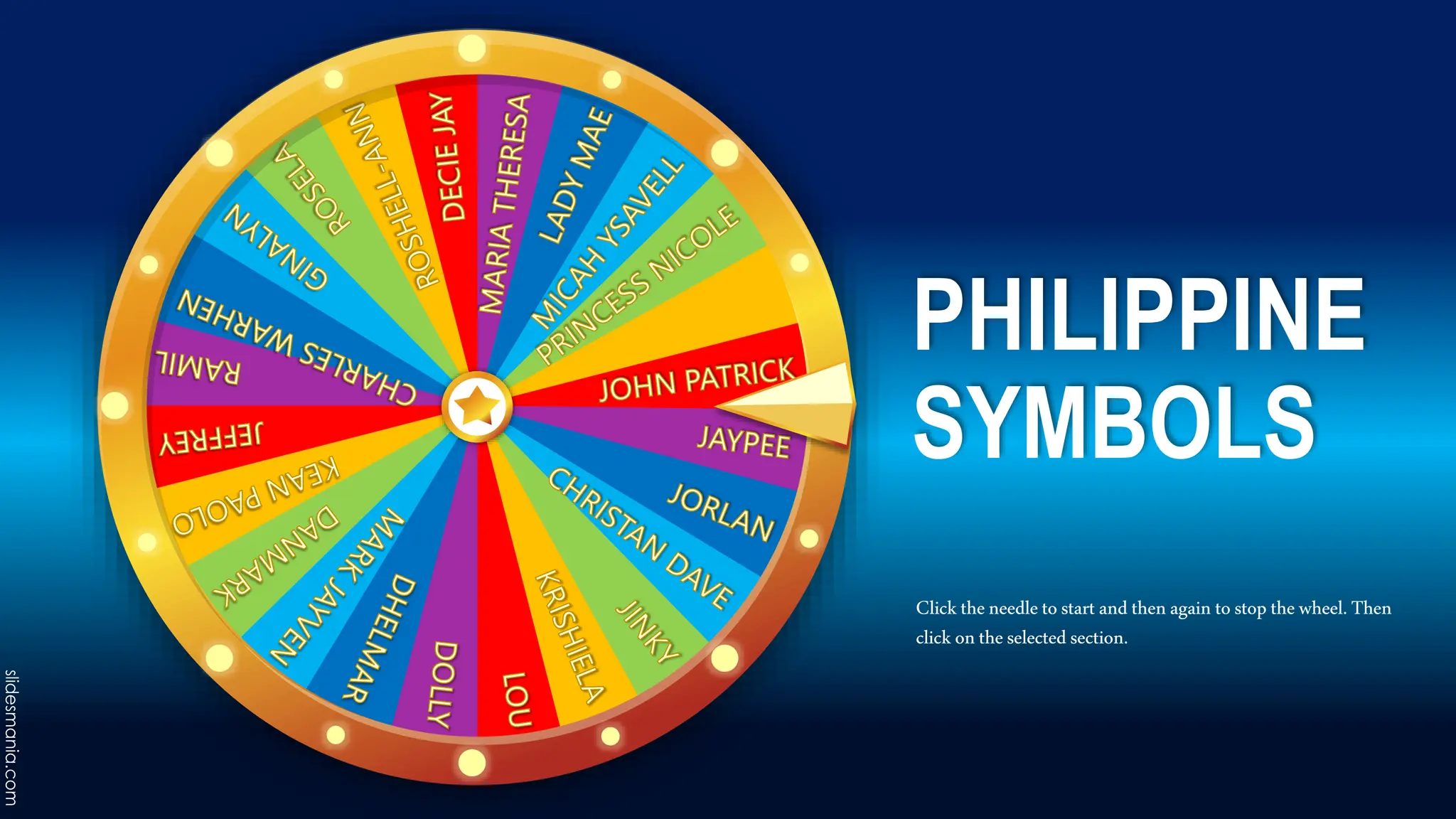 Spin the Wheel · SlidesMania - Copy.pptx
