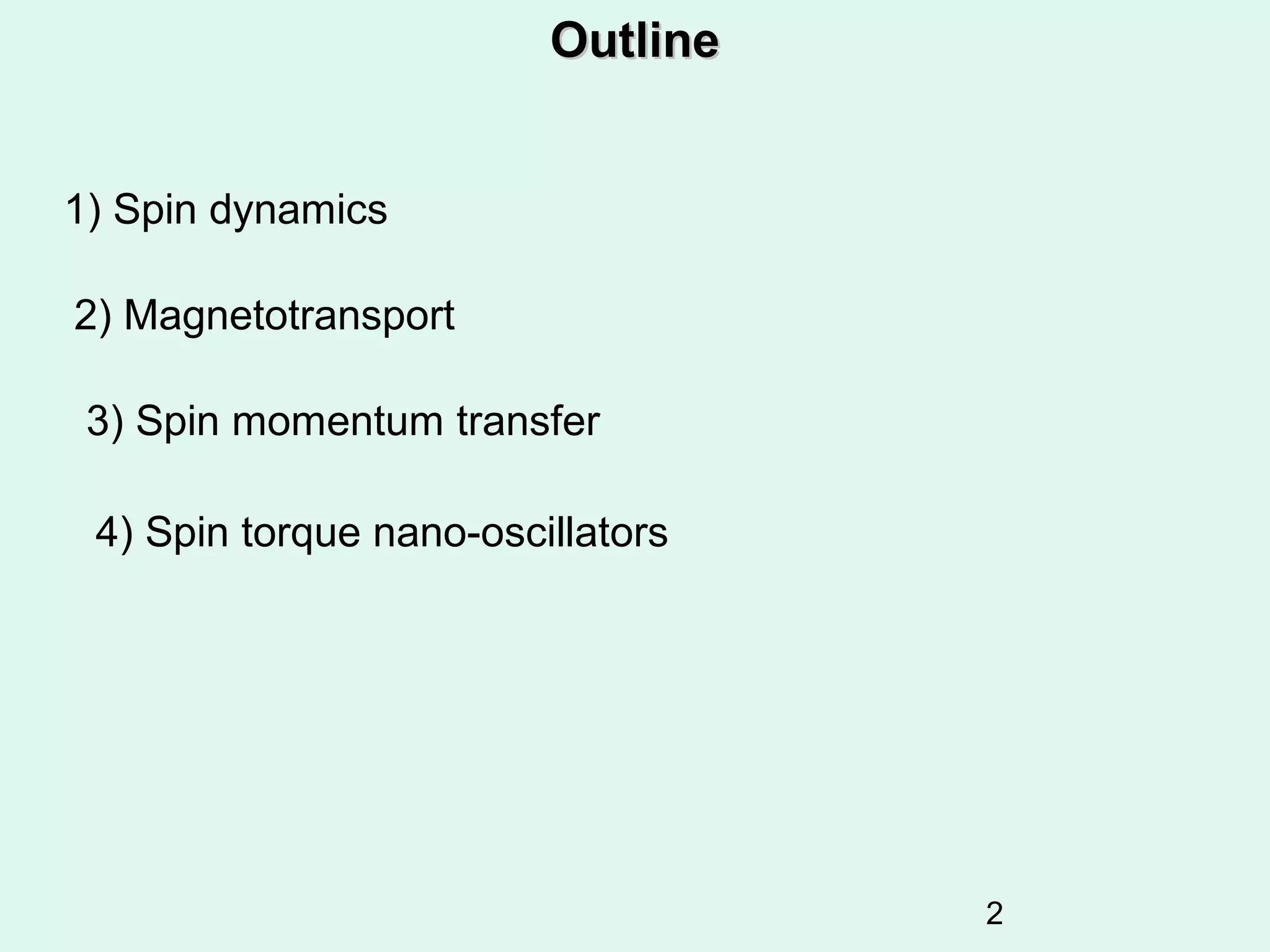 Spin torque tutorial | PPT