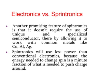 Spintronics | PPTX