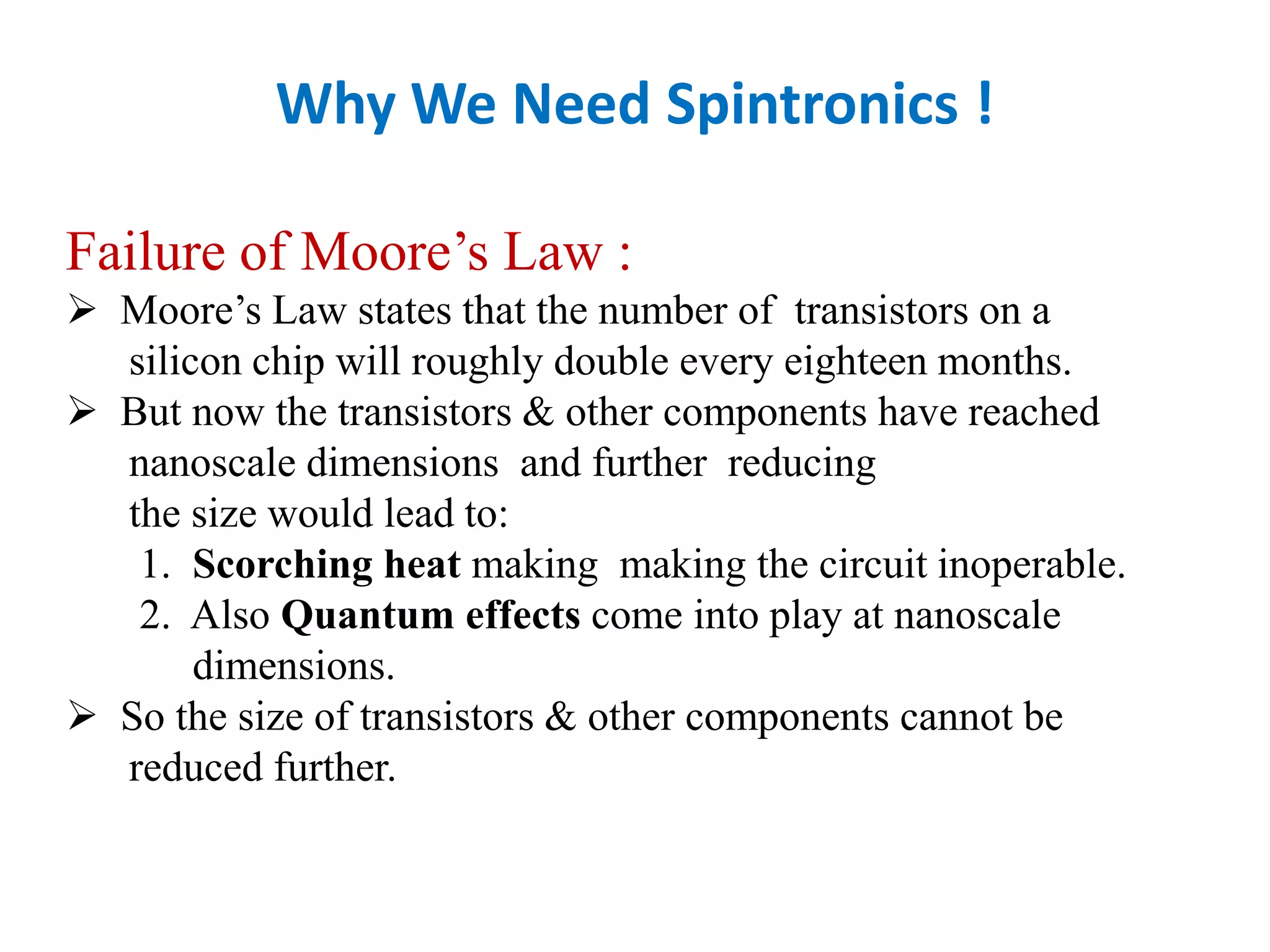 Spintronics | PPTX