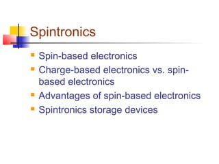 Spintronics | PPT