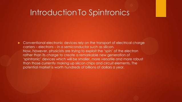 Spintronics | PPT
