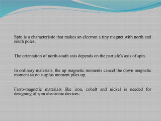 Spintronics & MRAM | PPT