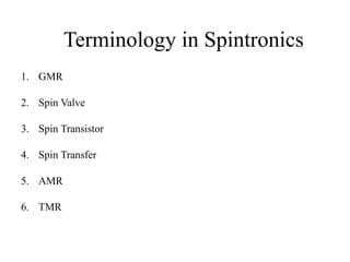 Spintronics | PPT
