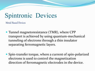 Spintronics | PPTX