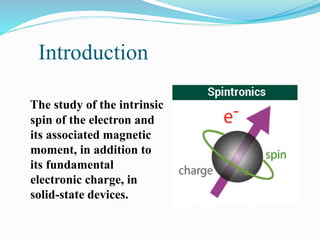 Spintronics | PPTX
