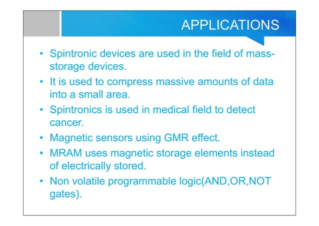 Spintronics | PPT