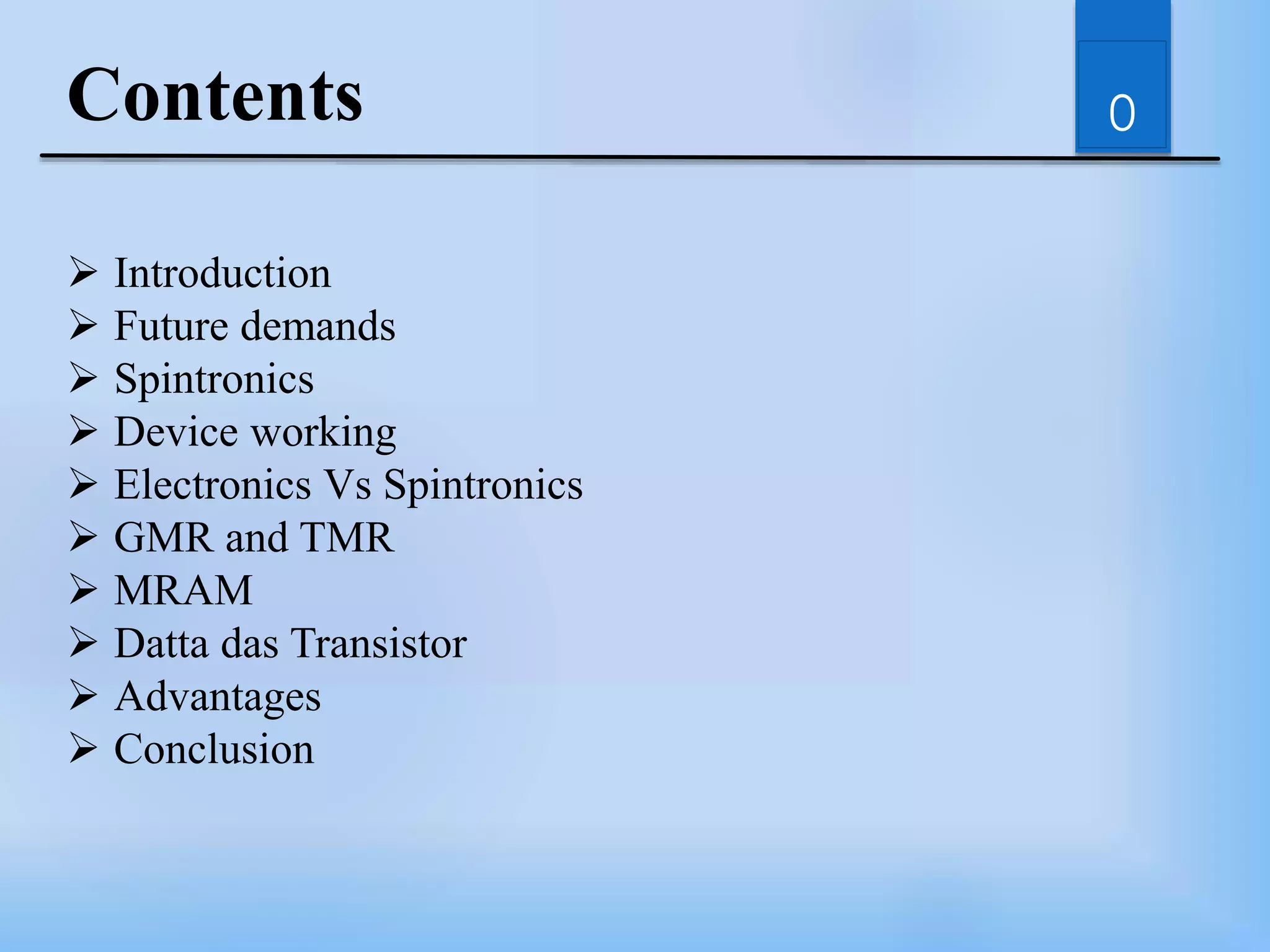 Introduction to Spintronics by Ch.Ravikumar | PPTX