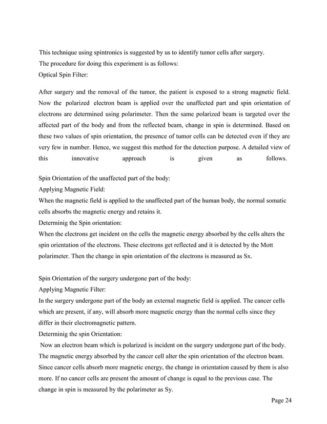 Spintronics report | PDF | Physics | Science