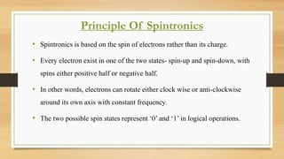 Spintronics Technology | PPTX