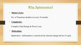 Spintronics Technology | PPTX
