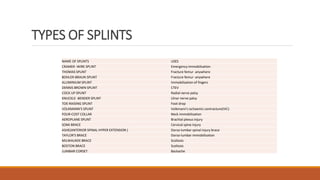 SPINTS AND TRACTIONS BY DR. SHIVANI GOYAL | PPTX