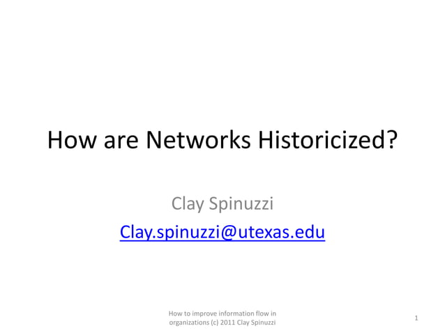 Spinuzzi network-4 | PPTX