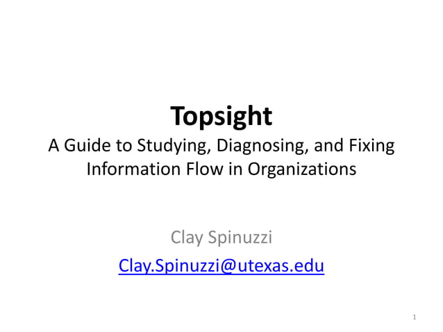 Topsight (Austin UXPA) | PPTX