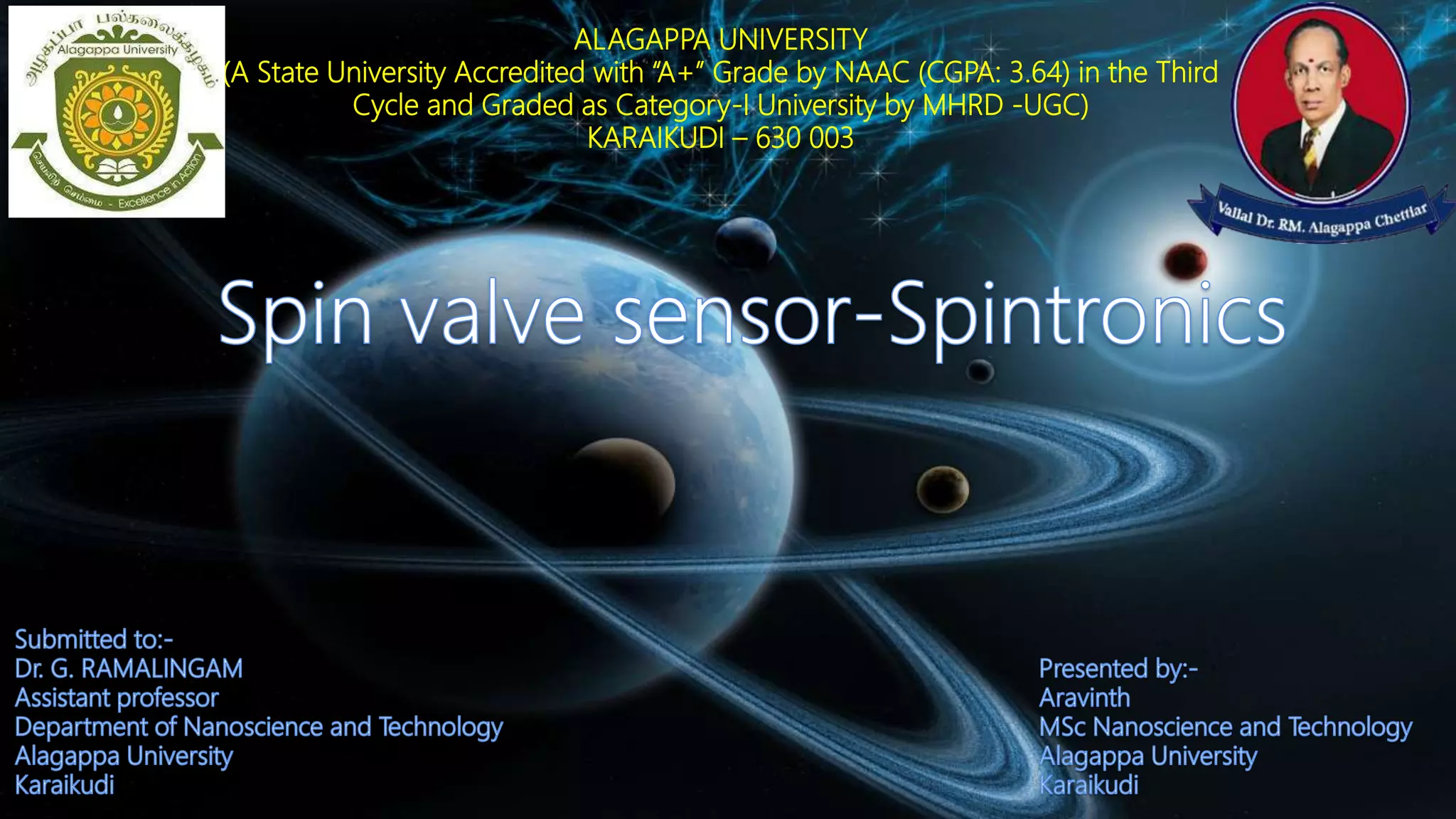 Spin valve sensor - spintronics | PPT
