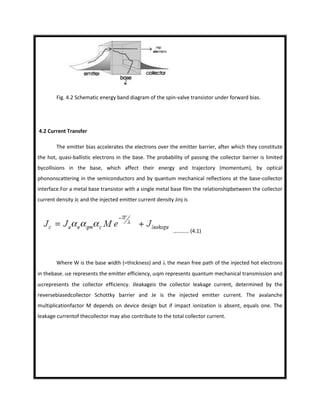 Spin valve sransistor | DOCX