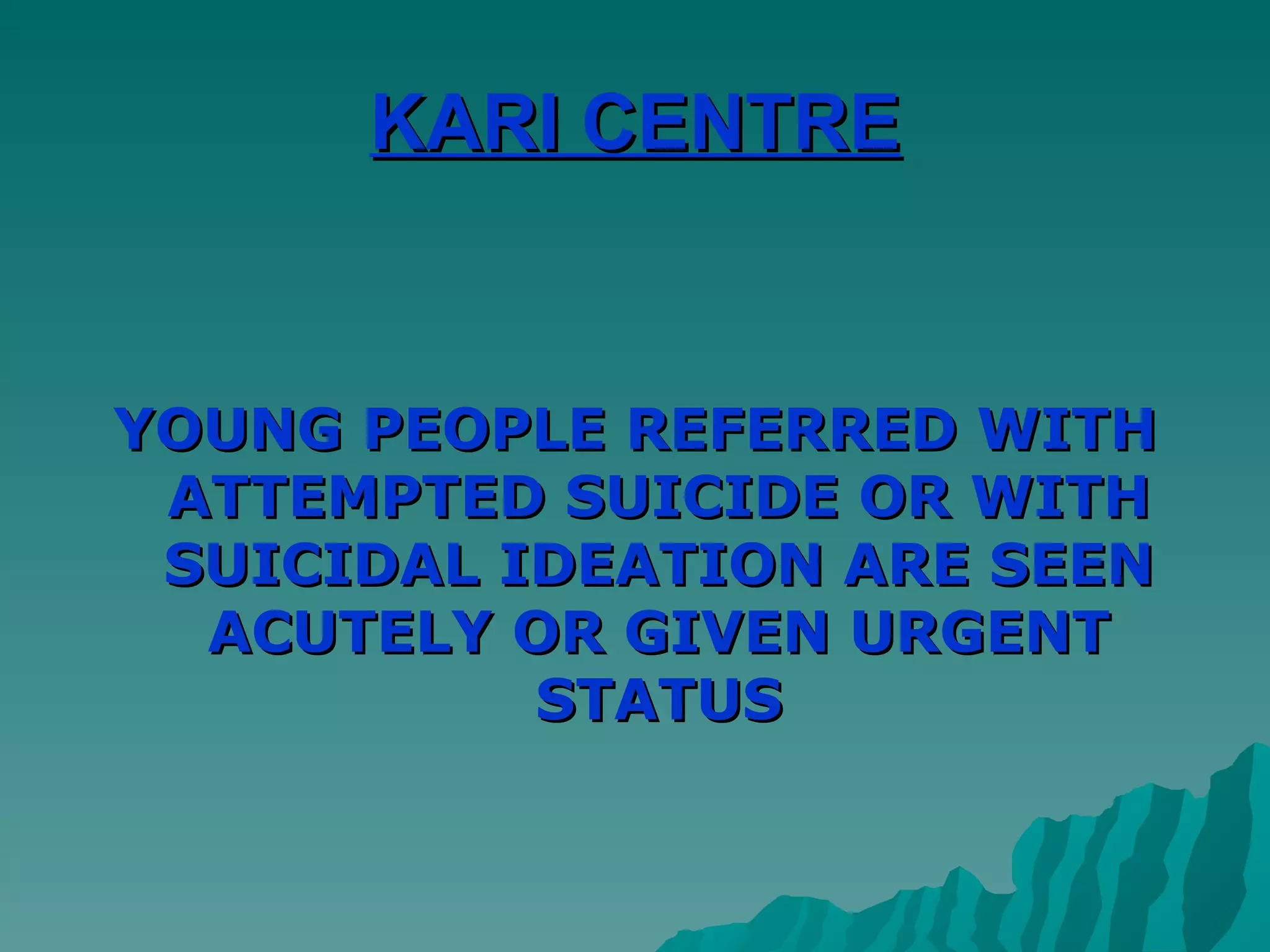 Cultural Workers and Advice - A Kari Centre Model | PPS