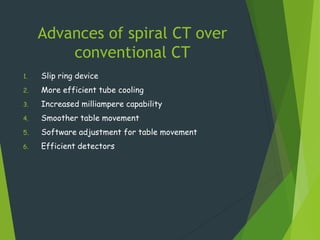 Helical and Multislice CT | PPTX