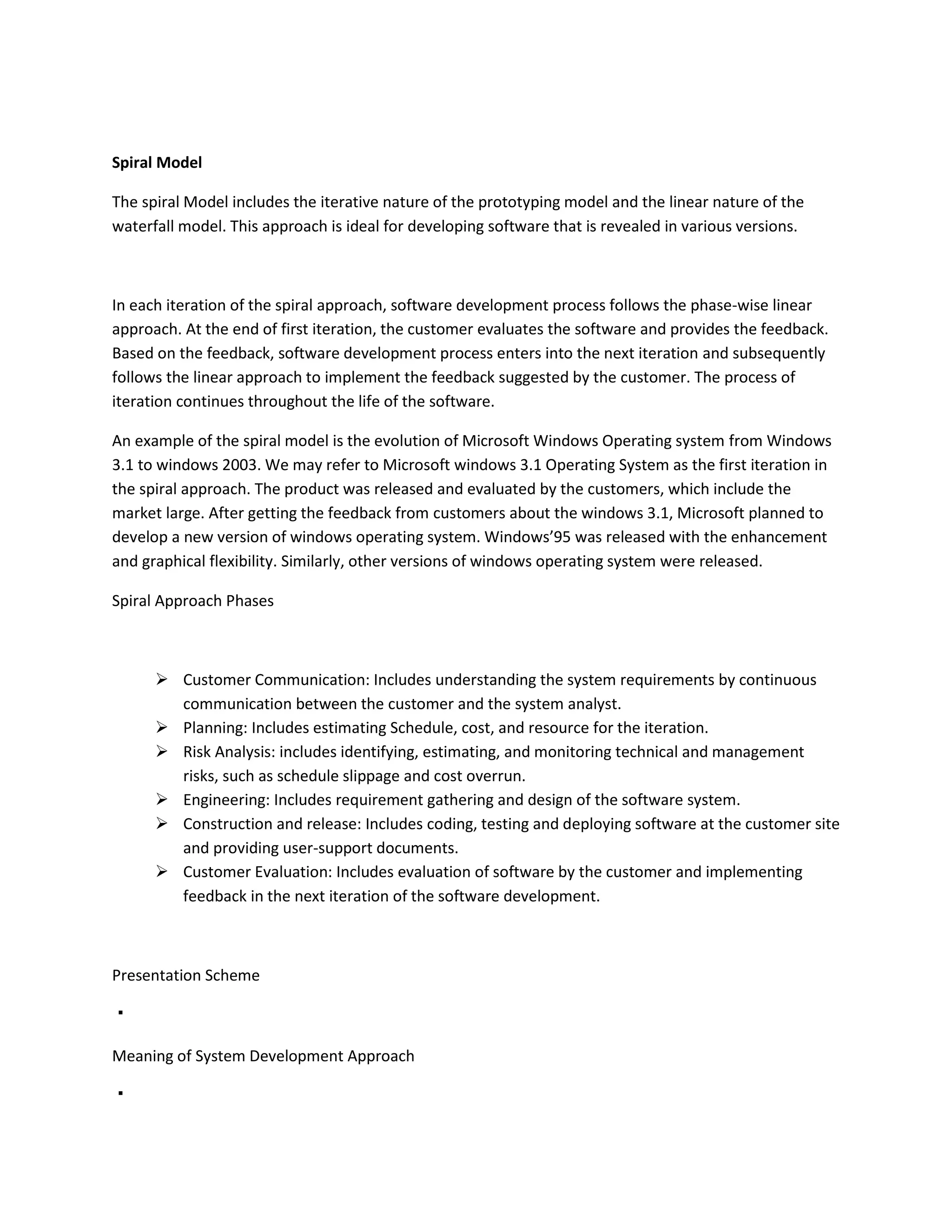 Spiral model | DOCX