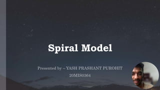 Spiral Model in Software Development Engineering | PPTX