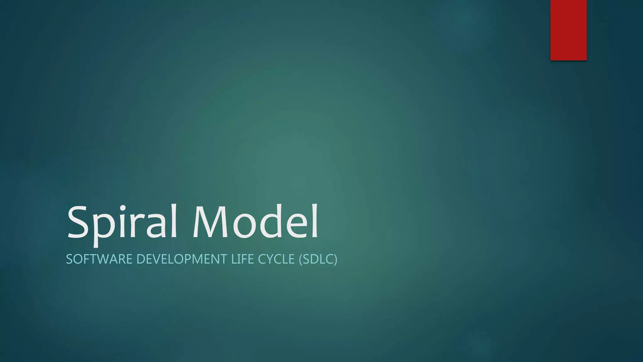 Spiral Model - Software Development Life Cycle (SDLC) | PPTX ...