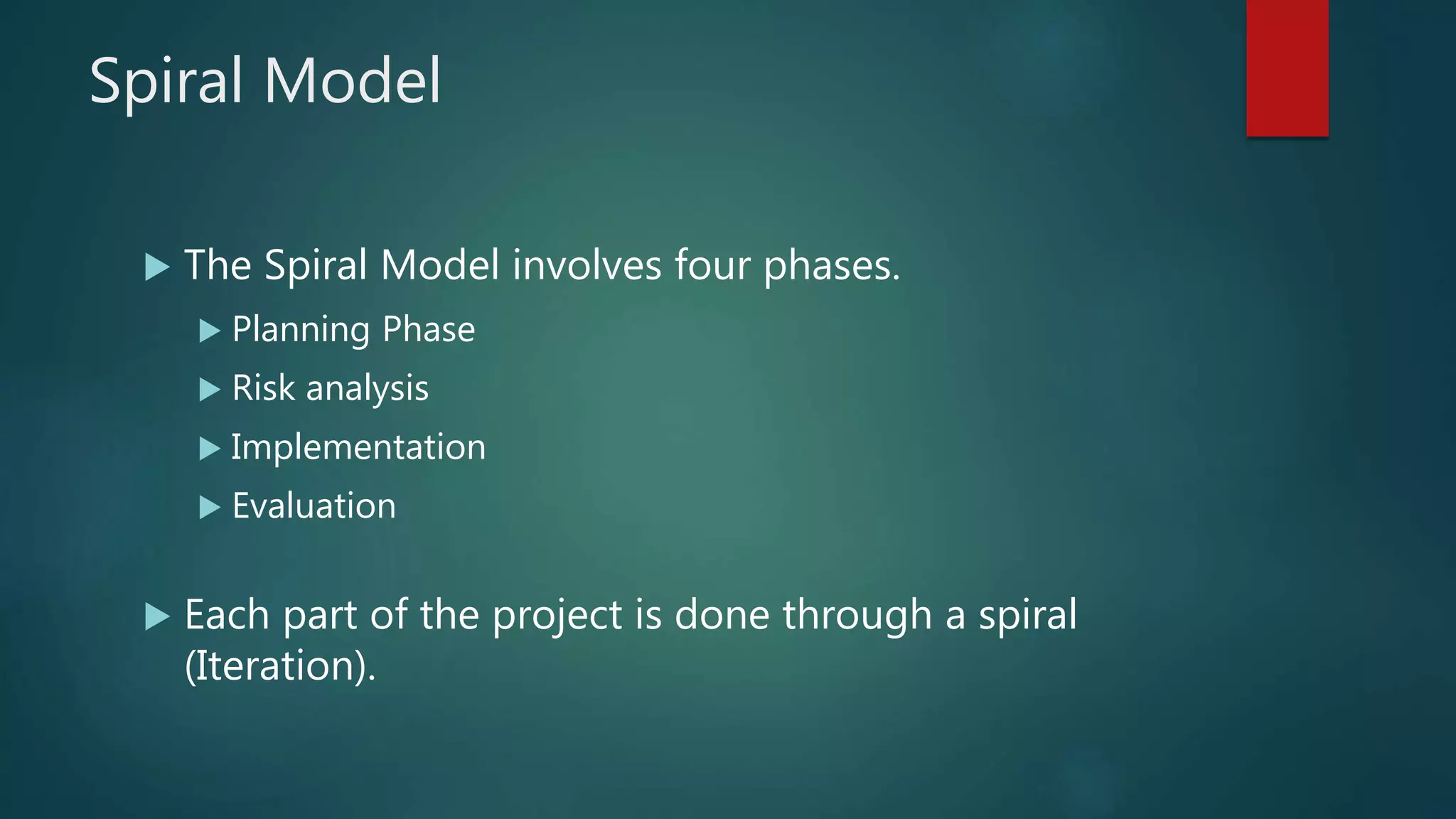 Spiral Model - Software Development Life Cycle (SDLC) | PPTX