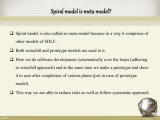 Spiral model explanation | PPT